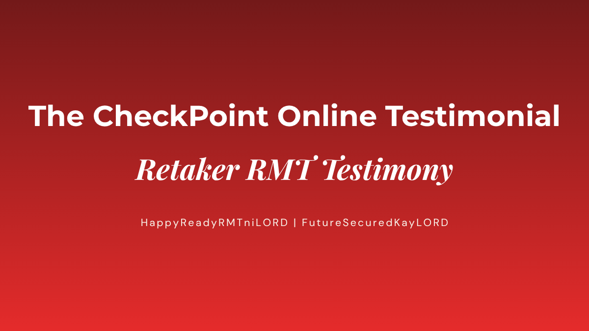 From Three Failures to RMT ni LORD — A Story of Surrender and Trust ...
